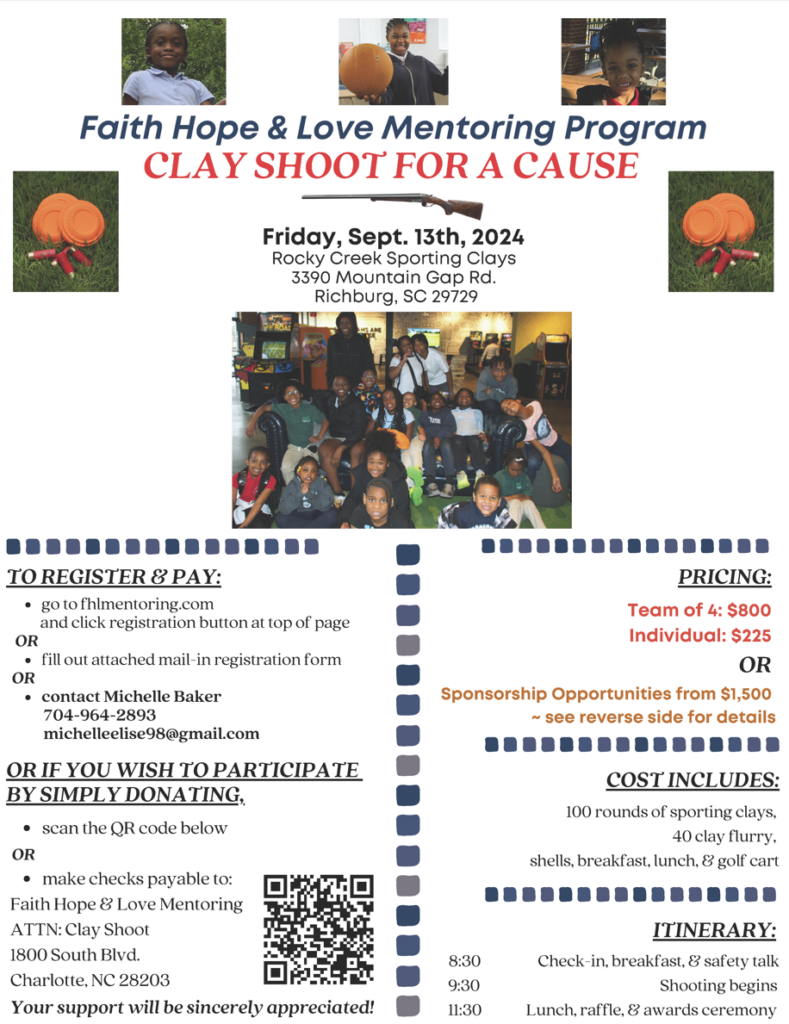 Faith, Hope & Love 4th Annual Clay Shoot for a Cause – Rocky Creek ...